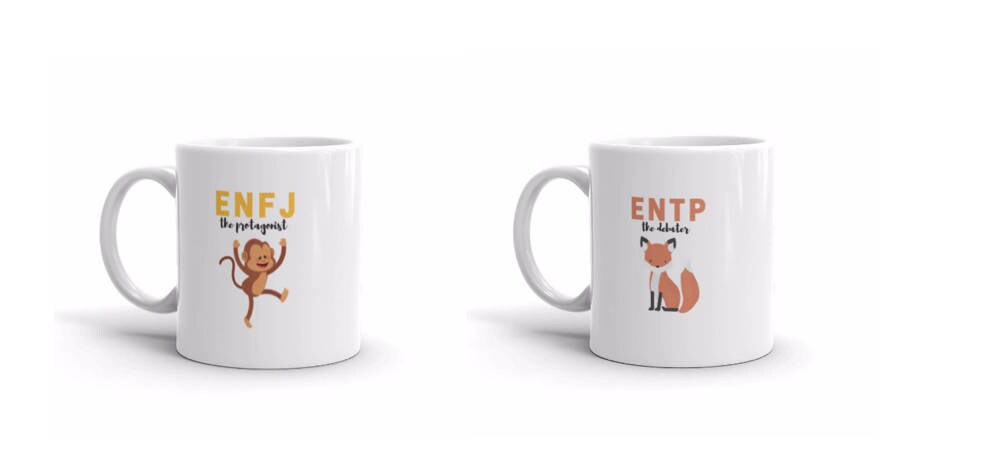 Meyer Briggs Personality Mugs - Etsy