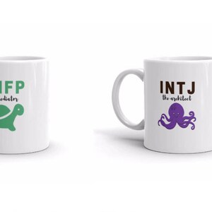 Meyer Briggs Personality Mugs - Etsy