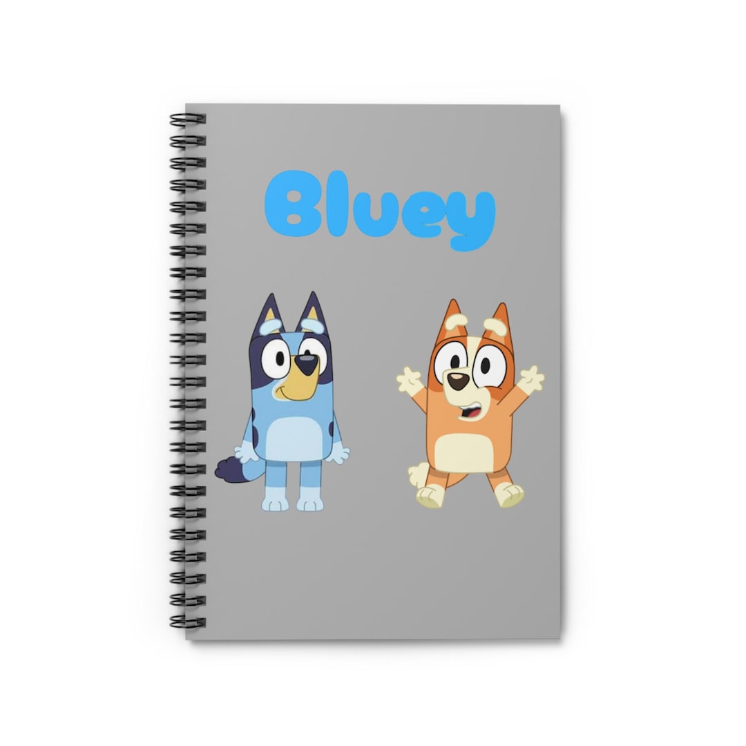Bluey Spiral Notebook - Fun and Functional for Kids, School Supplies ...