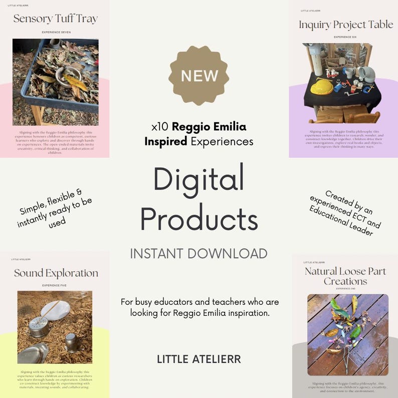 Reggio Emilia Inspired Experiences for 3-5 Year Olds - Ebook Instant ...