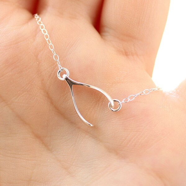 Wishbone Necklace - Etsy