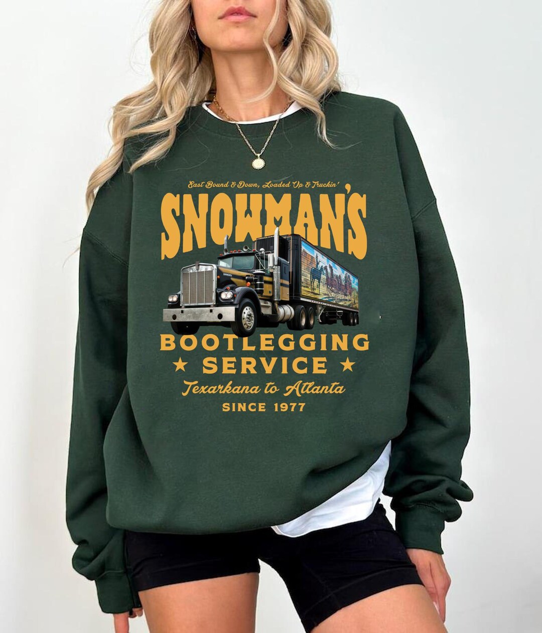 Snowman’s Bootlegging Service Hoodie, Smokey and the Bandit Truck ...