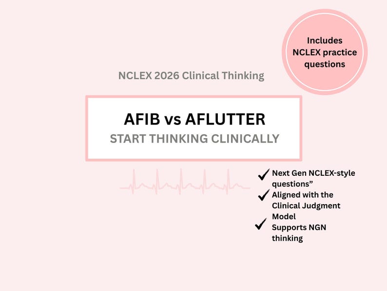 ECG Rhythm Bundle | SVT, A-fib & V-tach Study Guides | Cardiac Rhythm ...