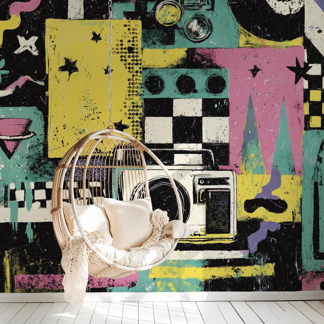 The Max - Peel and Stick Wall Mural - Etsy