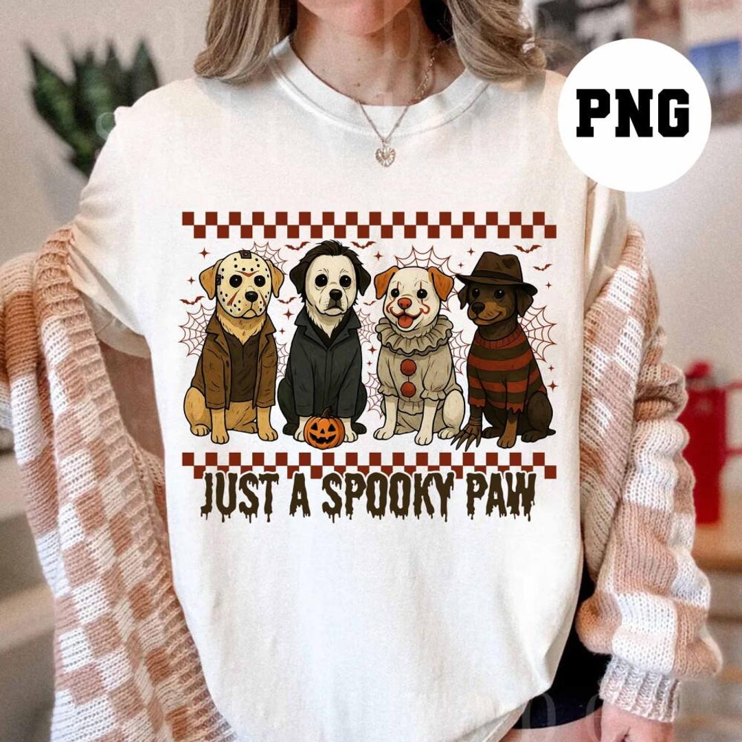 Just A Spooky Paw Png, Halloween Png, Creepy Cute Png, Trick or Treat ...