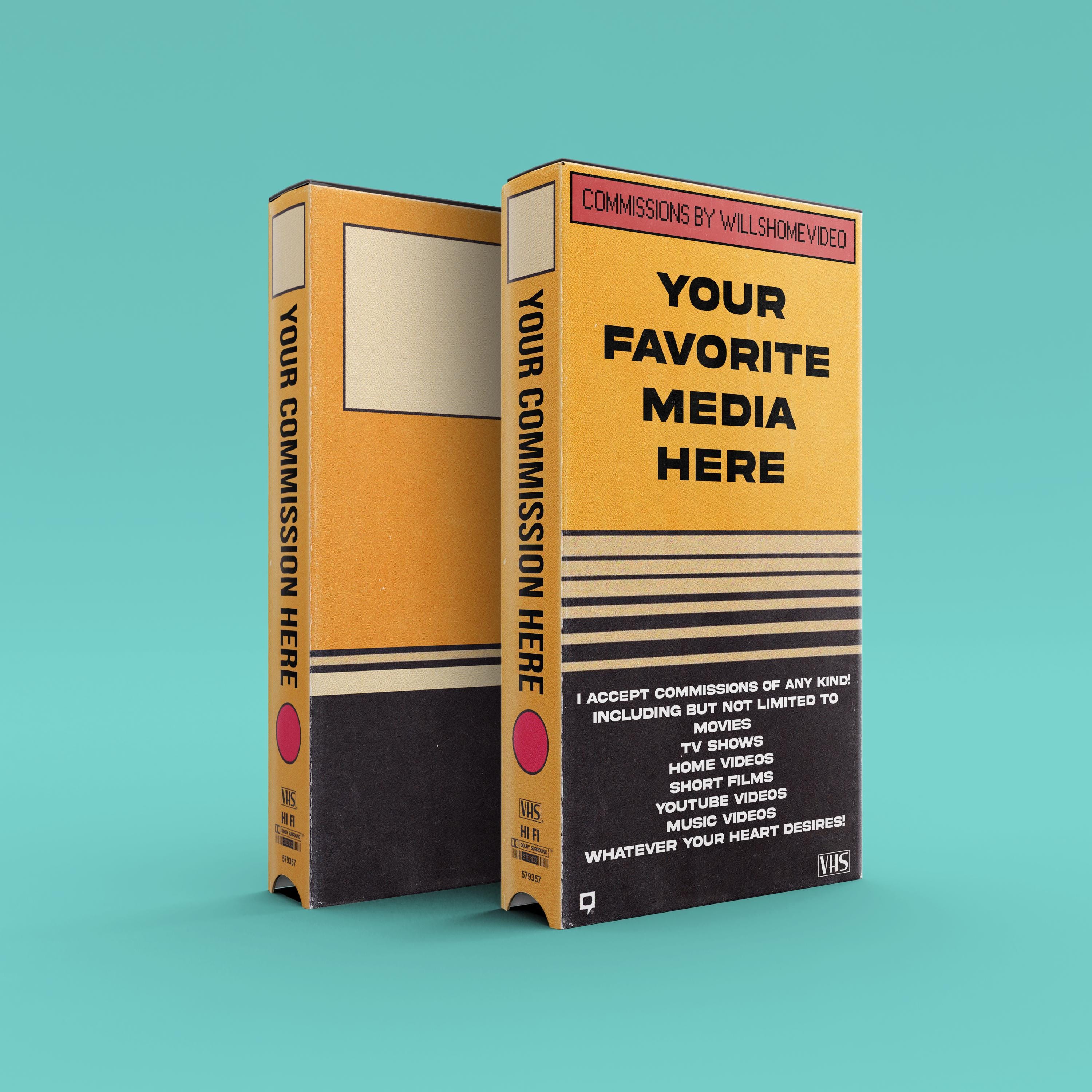 Custom VHS Tape Commission - Etsy