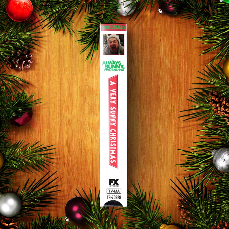 Always Sunny Christmas - Custom VHS Tape - Etsy