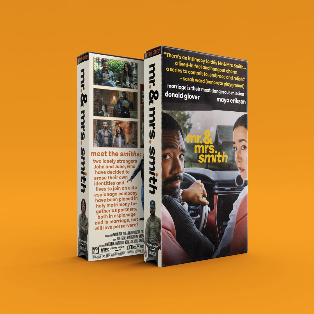 Mr. and Mrs Smith (2023) Custom VHS Tape - Etsy