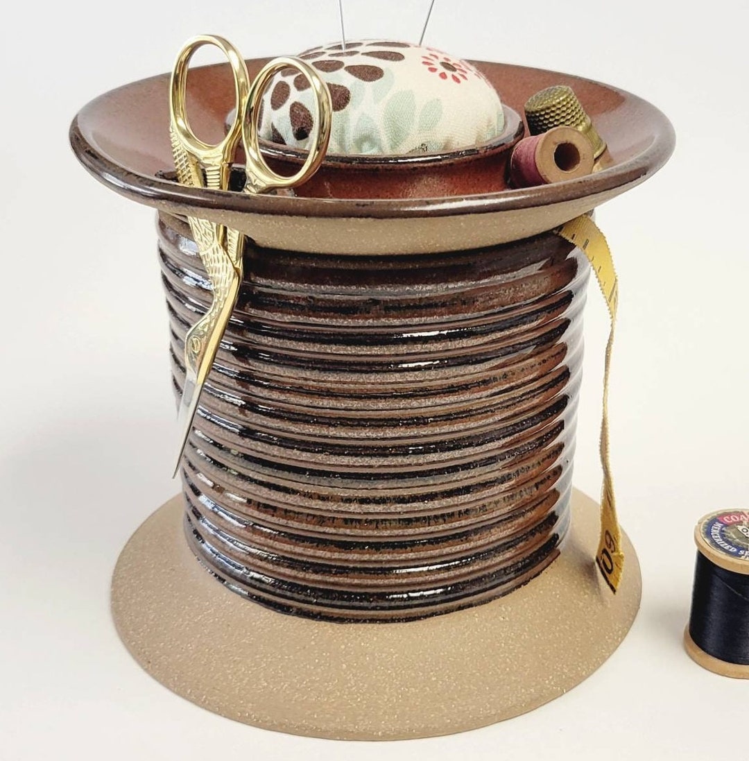 Unique Sewing Pin Cushion Gift Idea for Mom Bobbin Storage Scissor ...