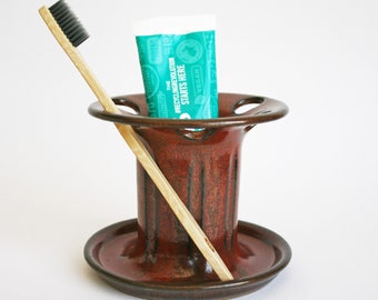 Toothbrush or Safety Razor Holder Stand Large Capacity 6 Slot | Etsy