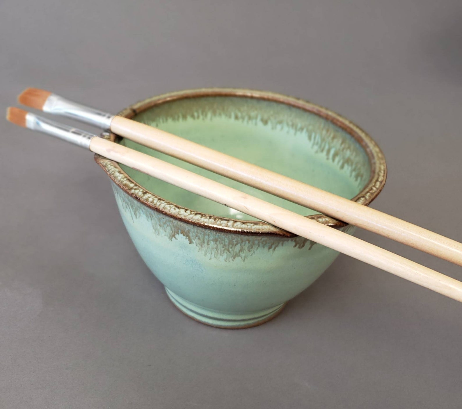 Paint Watercolor Bowl and Brush Rest Stand for Painters Rinse | Etsy