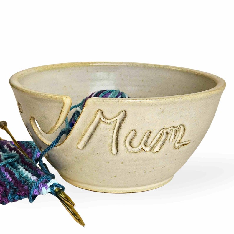 Custom Name Yarn Bowl – Retirement or New Hobby Gift for Knitting ...