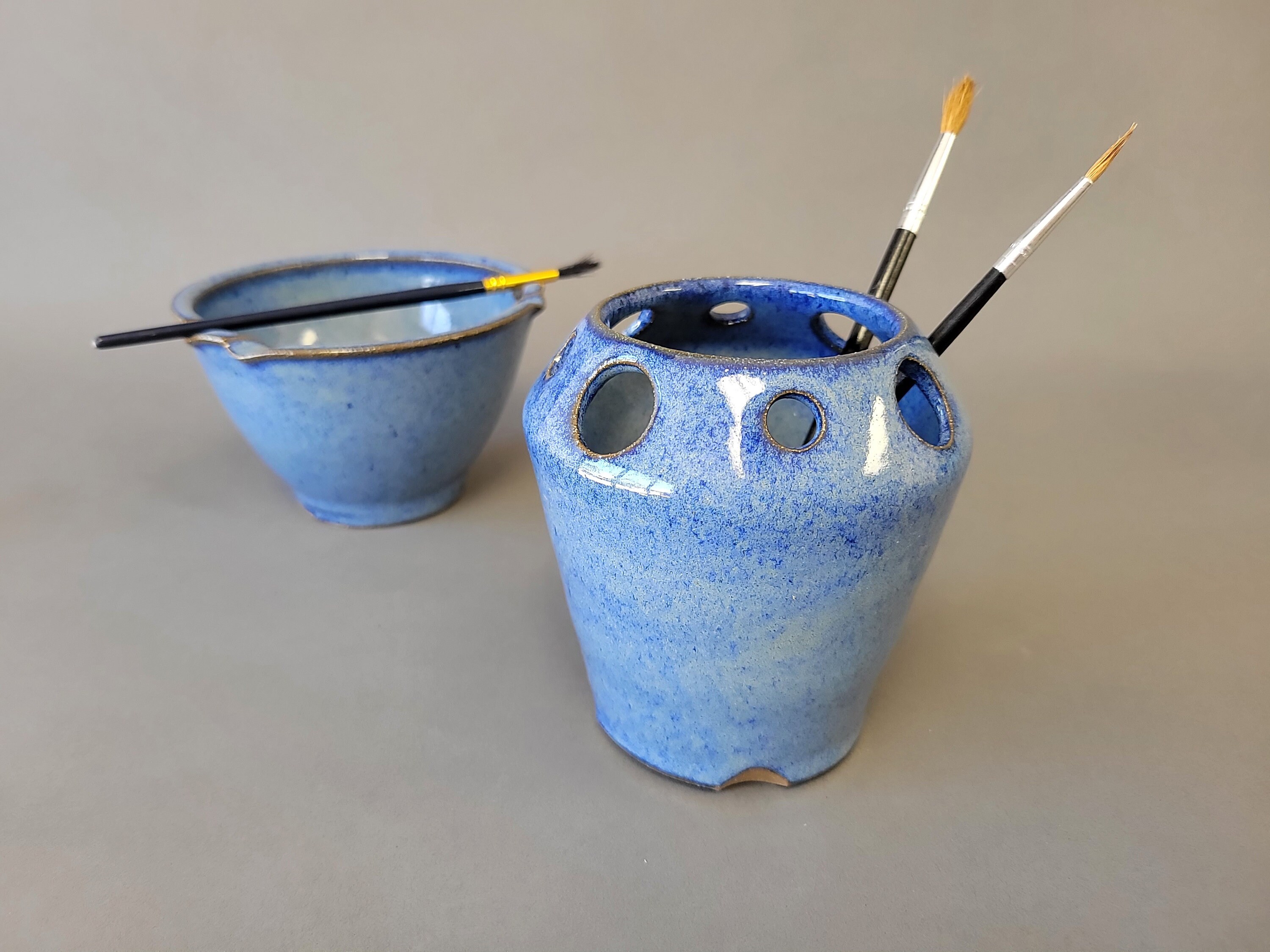 Paint Watercolor Bowl and Brush Rest Stand for Painters Rinse | Etsy