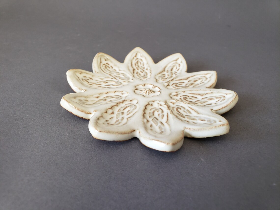 Flower Petal Mini Spoon Rest for Kitchen Coffee Tea Station - Etsy