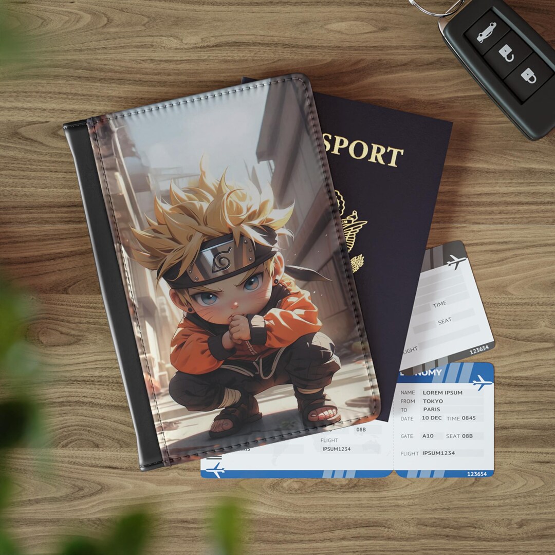 Anime Character Passport Cover - Etsy