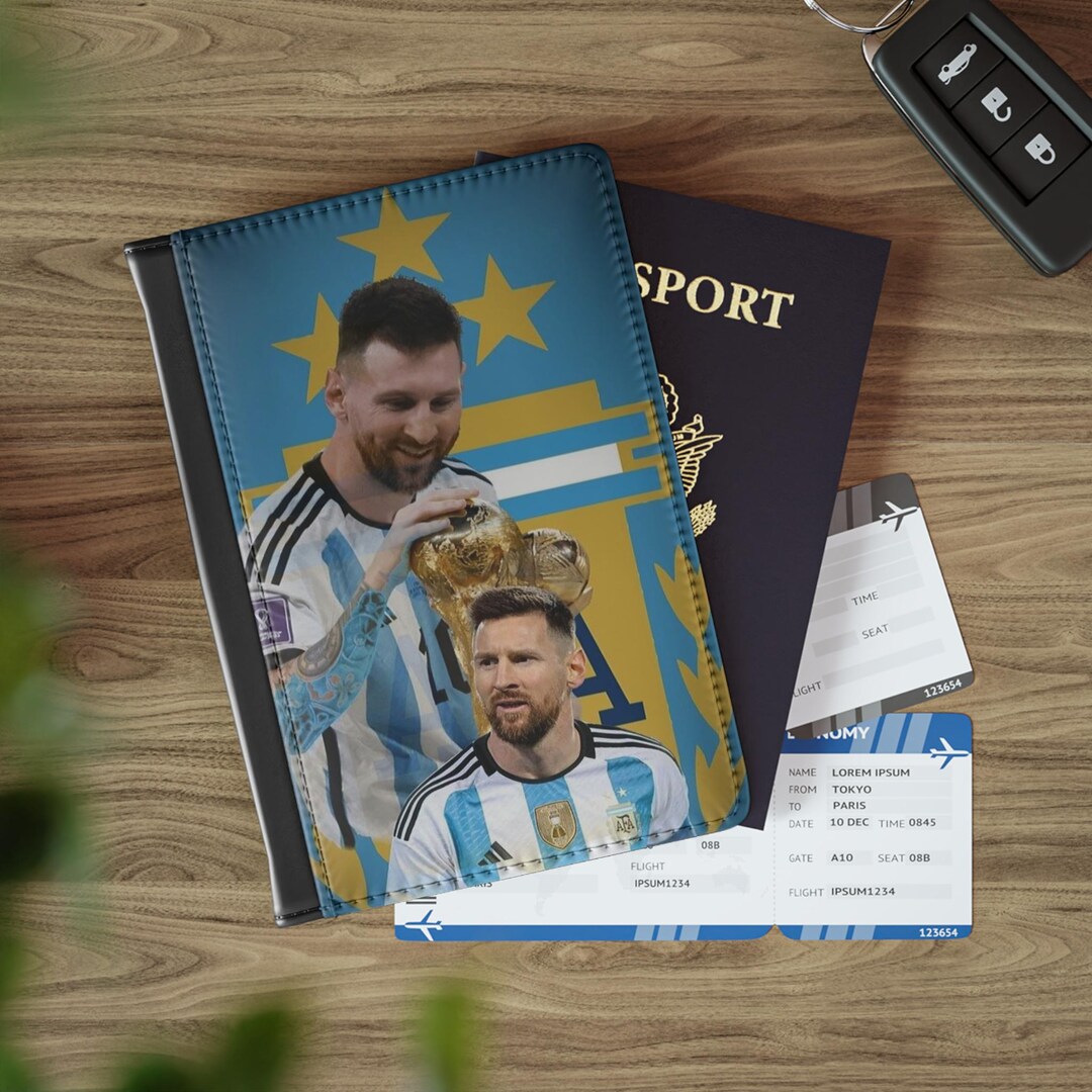 Lionel Messi - Champion Passport Cover - Etsy Canada