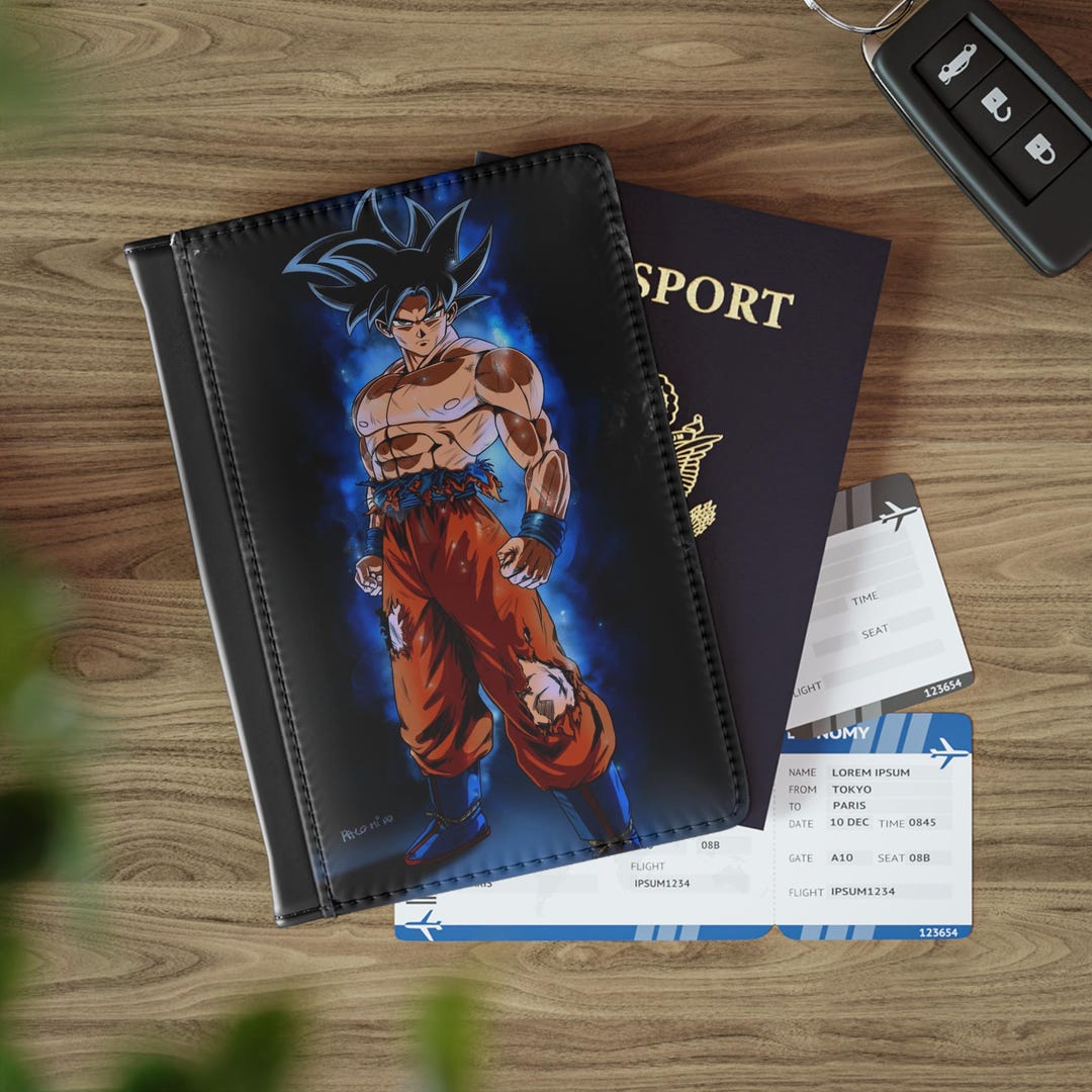 Anime Fighter Character Passport Cover - Etsy
