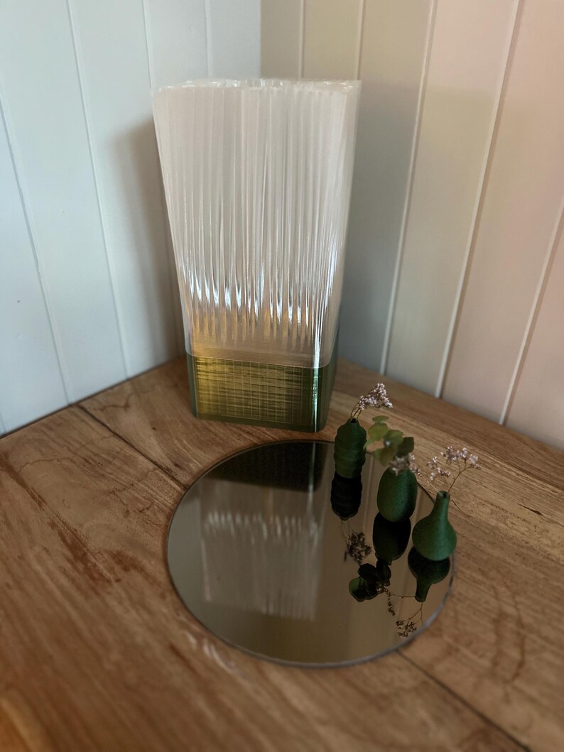 Alida Designs - Modern Sculptural Table Lamp – 3D Printed in Clear ...
