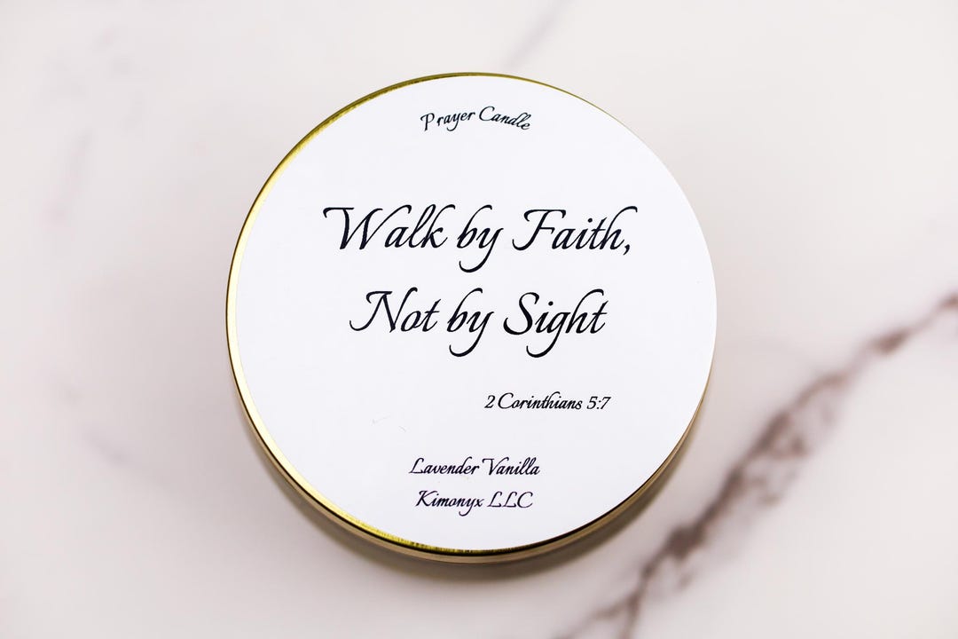 Scented Prayer Candle | Bible Verses | Coconut-apricot Candle | Altar ...
