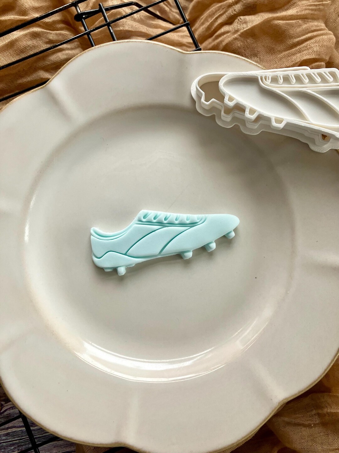 Football Boot 8cm Cookie Cutter & Fondant Stamp - Etsy