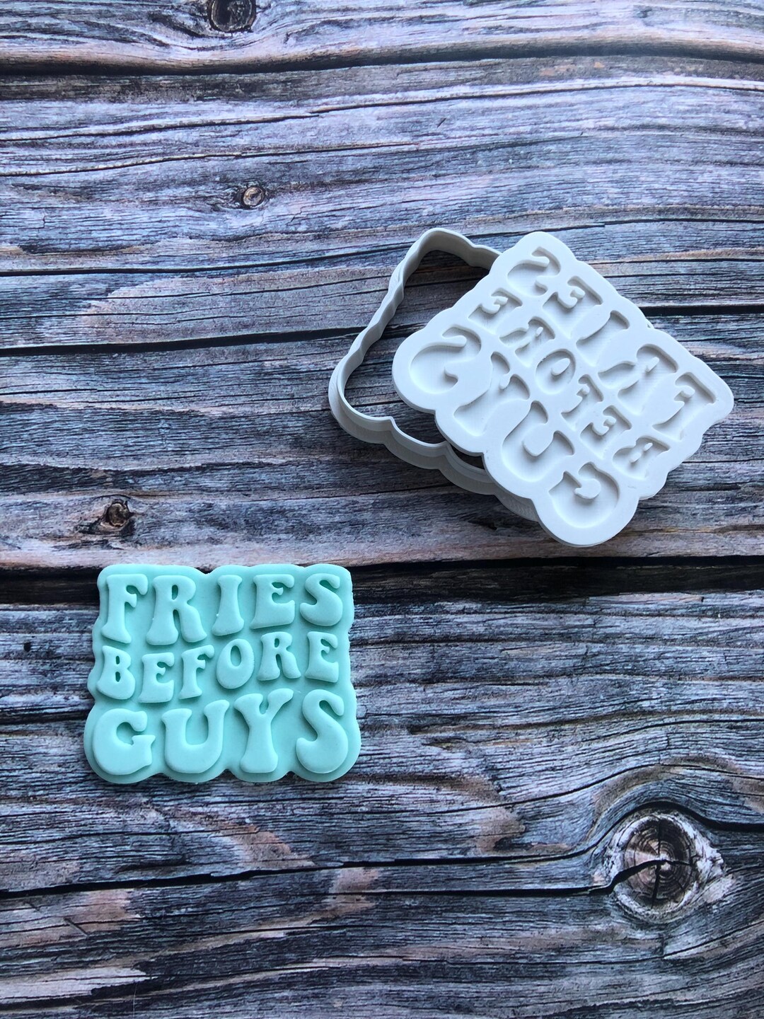 Fries Before Guys 8cm Cookie Cutter & Fondant Stamp - Etsy
