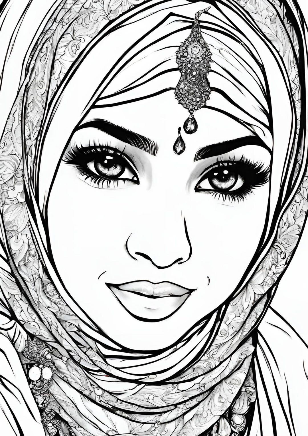 Muslimah Colouring Book - Etsy