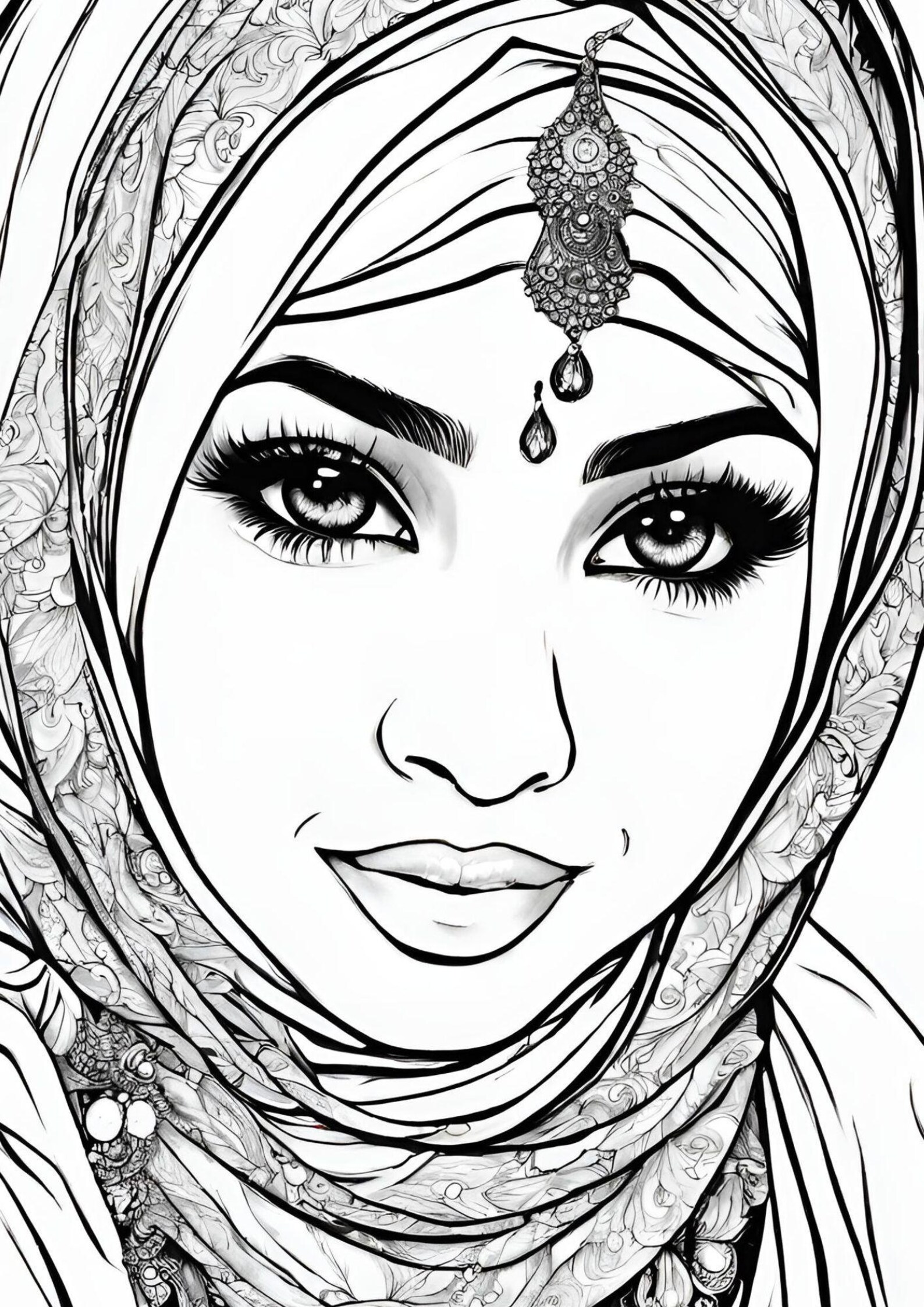 Muslimah Colouring Book - Etsy