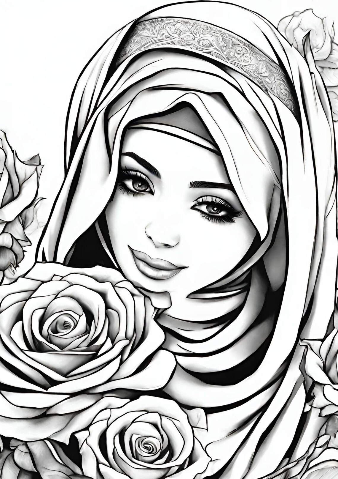 Muslimah Colouring Book - Etsy