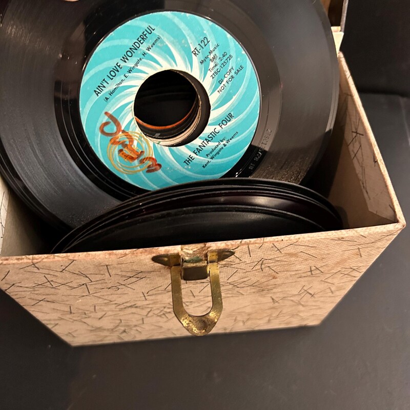 45 Record Case - Etsy