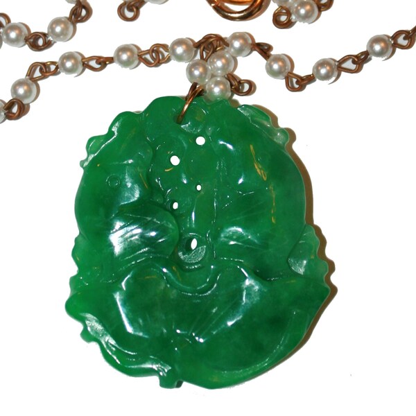 Fish Jade Pendant - Etsy