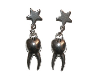 Silver Star Tooth - Etsy