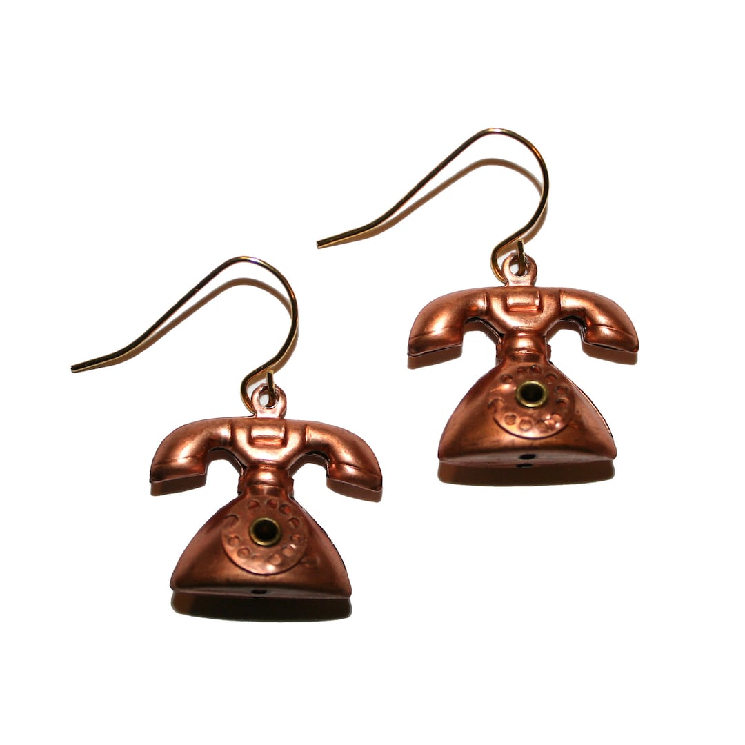 Vintage Telephone Earring - Vintage Phone Earrings Telephone Earring ...