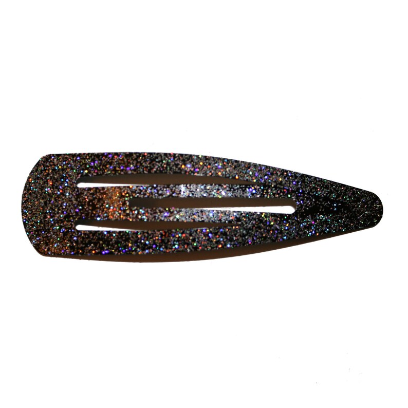 Rainbow Holographic Glitter Oversized Big Snap Hair Clips - Etsy