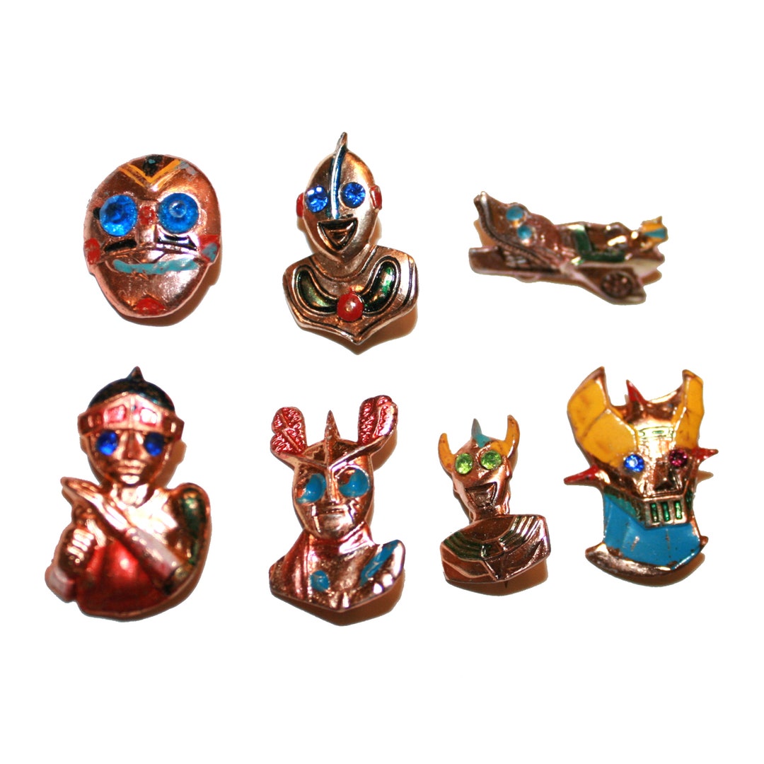 Vintage Novelty Robot Pins - Vintage Cute Weird Collectible Pins 80s ...