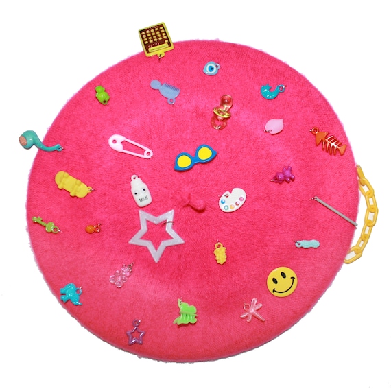 The Collector's Beret Neon Edition Antique Charms | Etsy