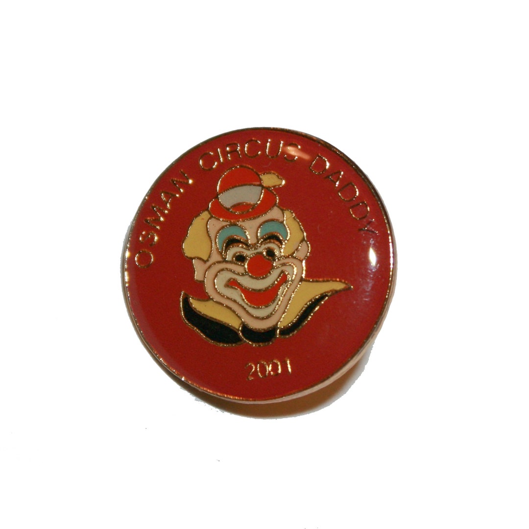Vintage Clown Daddy Pin - Collectible Enamel Pin Circus Pin Circus ...