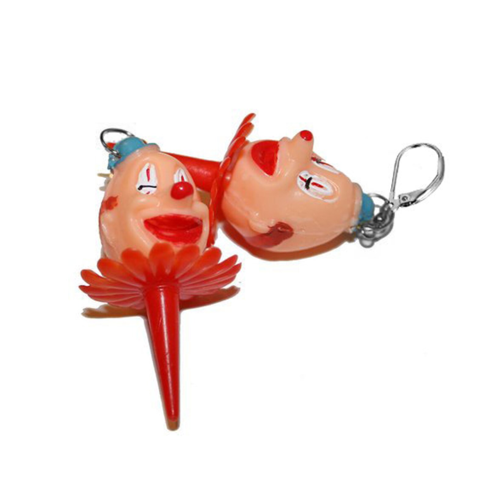 Vintage Clown Cupcake Topper Earrings Kitsch Jewelry Cupcake - Etsy