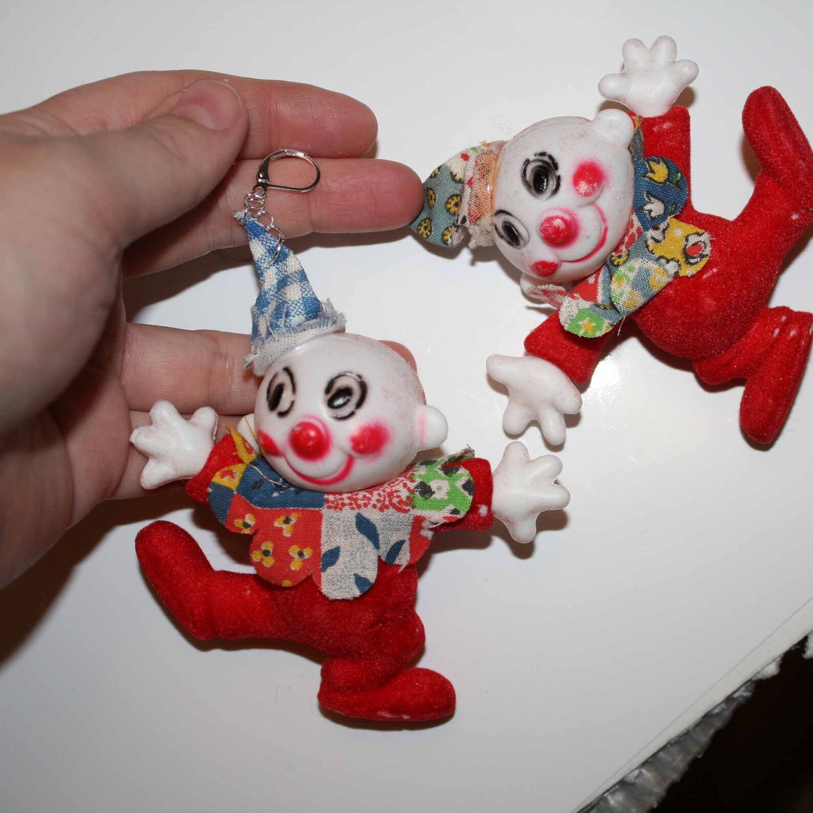 Huge Vintage Clown Earrings Found Object Earrings Creepy - Etsy