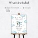 Landing Soon Baby Shower Welcome Sign, Vintage Airplane Printable ...