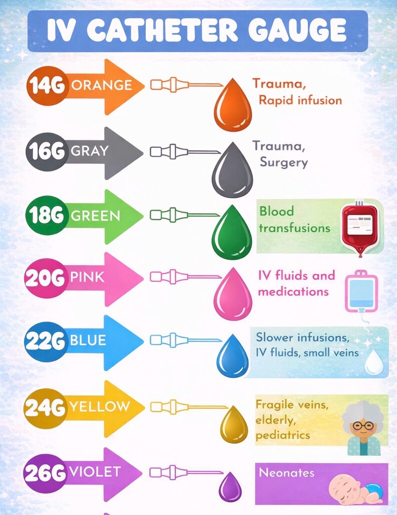 IV Fluids Simplified - Etsy