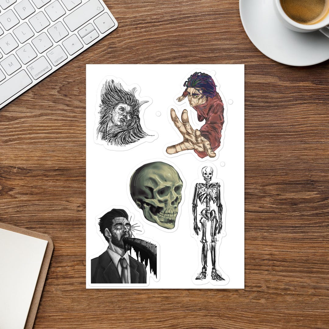 OLI_TREV Original 5 Sticker Bundle Sheet - Etsy
