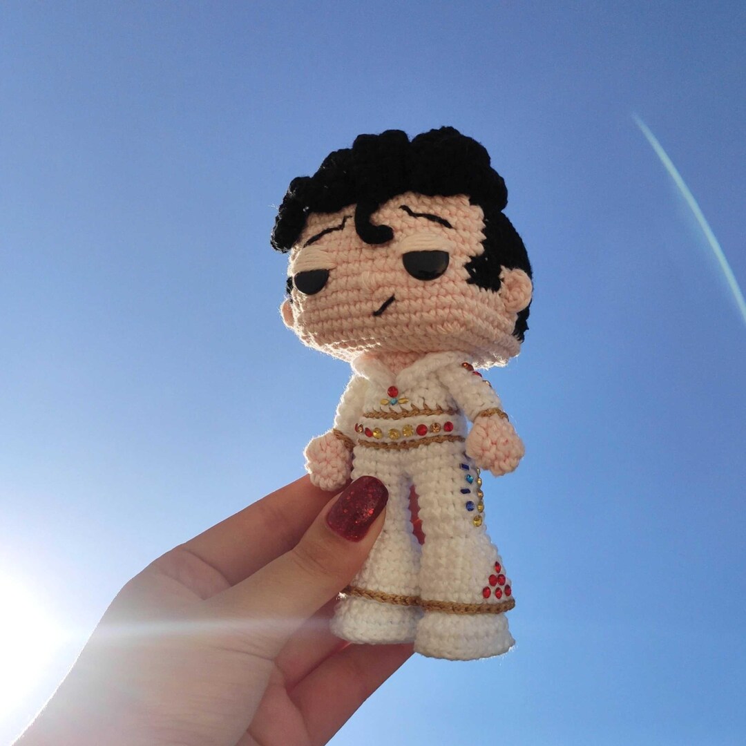 Elvis Presley Crochet Pattern, Amigurumi Pattern, Pdf English Pattern ...