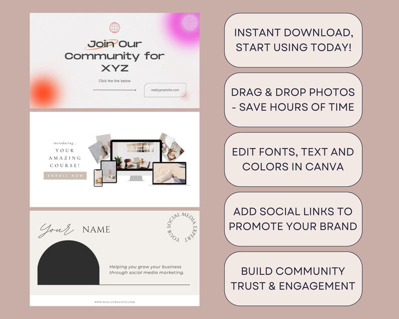 Facebook Group Banners & High Engagement Posts for FB Groups Cover ...