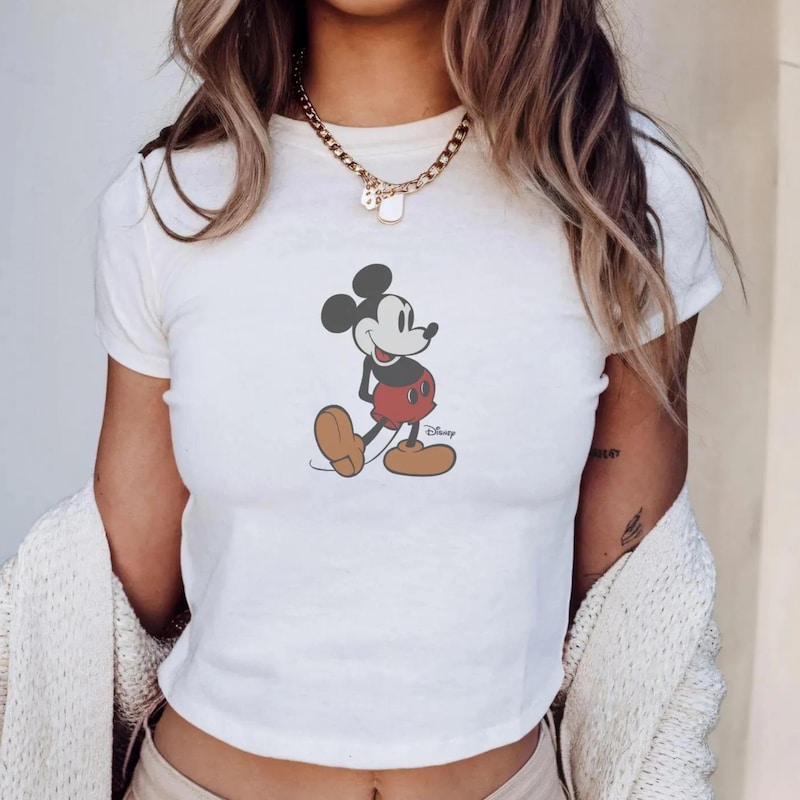 Mickey Baby Tee Retro - Etsy