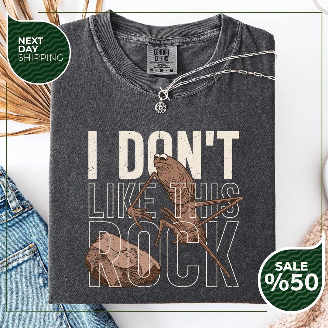 Comfort Colors® Marcus the Worm Shirt | I Don't Like This Rock Shirt ...