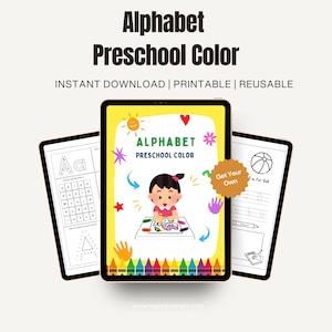 Alphabet Coloring Pages: ABC Learning Activity (printable PDF ...