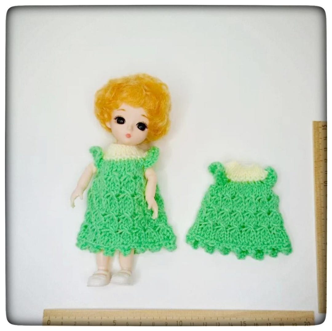 Miniature Doll Clothes DRESS 1:12 Dollhouse Miniature Baby Doll Clothes ...