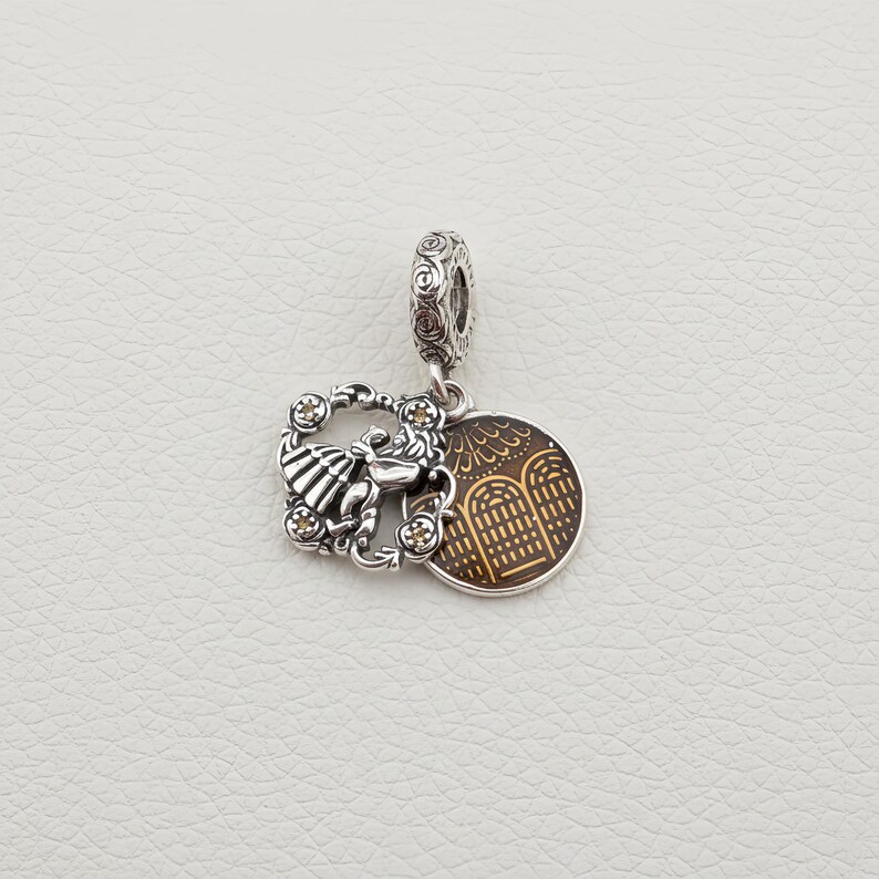Beauty and the Beast Dancing Charm,pandora Charms,charm for Bracelet - Etsy