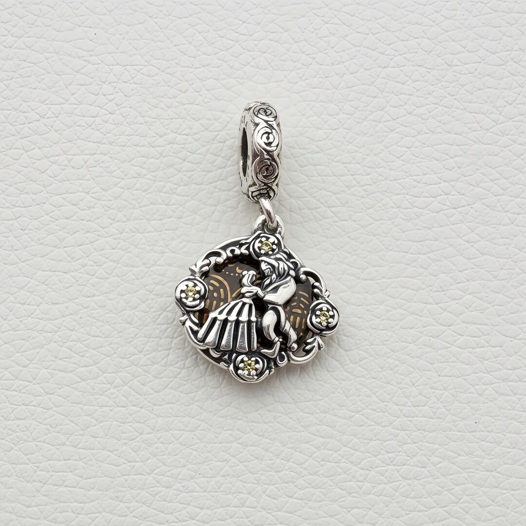 Beauty and the Beast Dancing Charm,pandora Charms,charm for Bracelet - Etsy