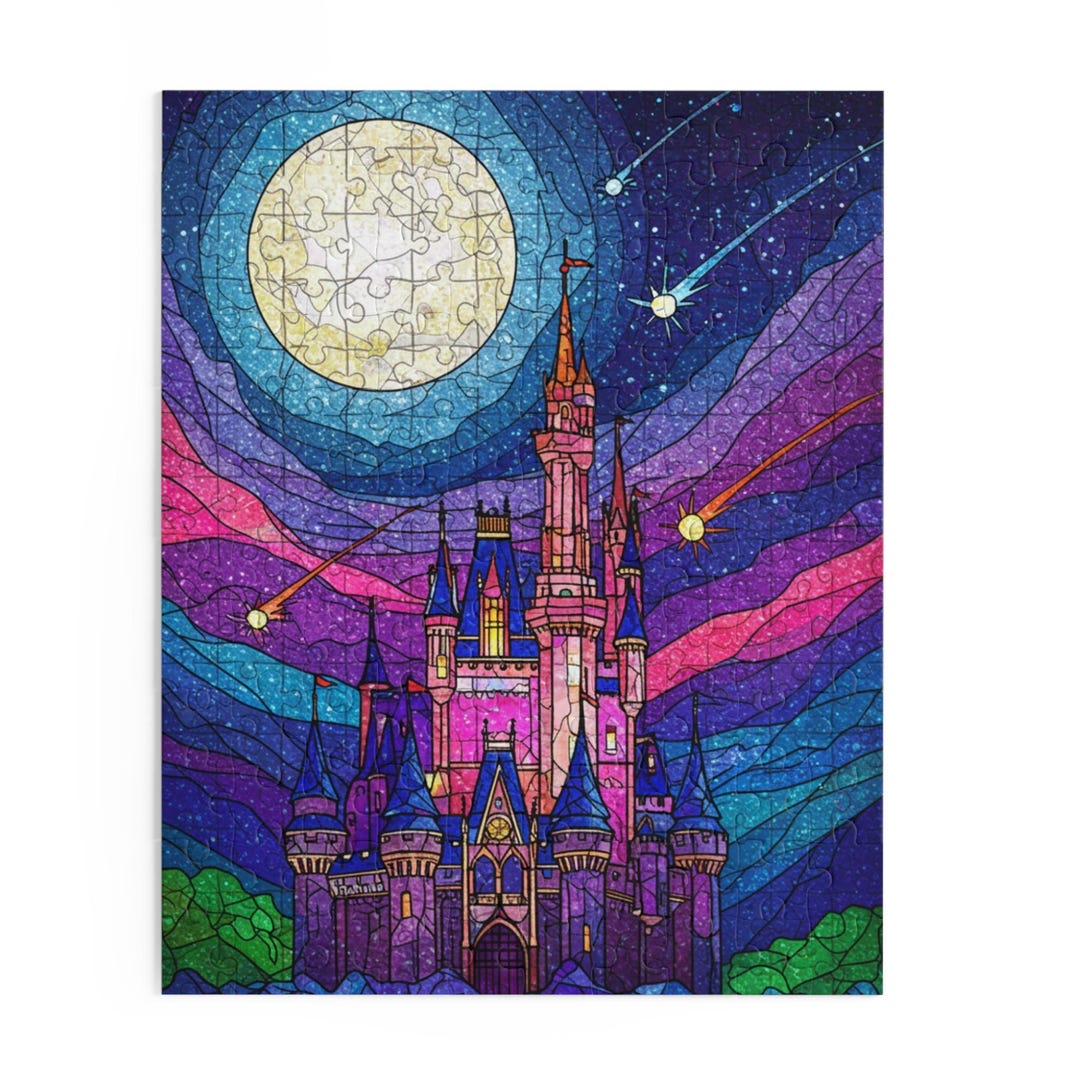 Fantasy Castle Puzzle - 120, 252, 500-piece Jigsaw for Family Fun - Etsy